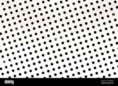 Metal Background With Holes Close Up Perforated Metal Surface Stock