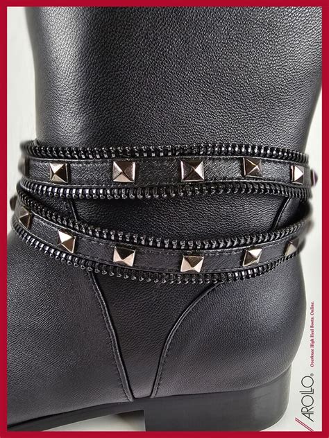 NEW Arollo Leather Straps Morticia AROLLO Boots