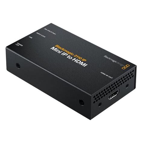 Blackmagic Design 2110 Ip Mini Ip To Hdmi Thomann United States