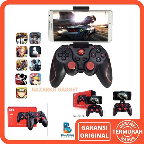 Jual Gamepad X3 Wireless Controller X3 Gamepad Joystick Bluetooth Plus