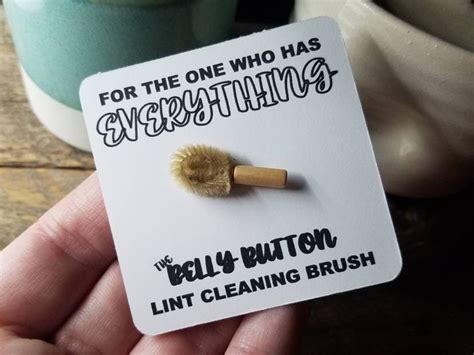 Belly Button Lint Cleaner Brush Stocking Stuffer Gag T Novelty