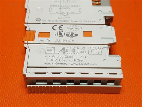 Beckhoff EL4004 4x Analog Output 98 19