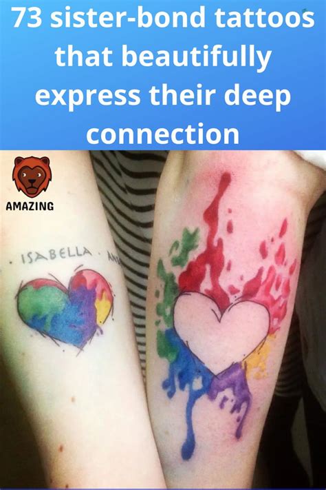73 Sister Bond Tattoos That Beautifully Express Their Deep Connection Sister Tattoos Sweet
