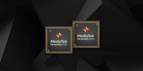 Mediatek Dimensity 8100 And 8000 Infographic