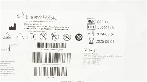 Biosense Webster Crefp6 Carto3 External Reference Patches