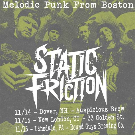 Static Friction Announce Fall Us Tour Dates