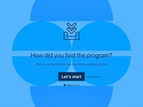 Program Feedback Form Typeform Template