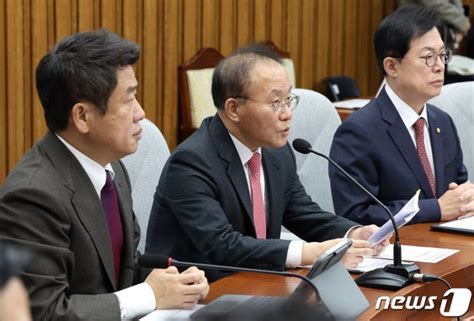 발언하는 윤재옥 대표 권한대행 네이트 뉴스