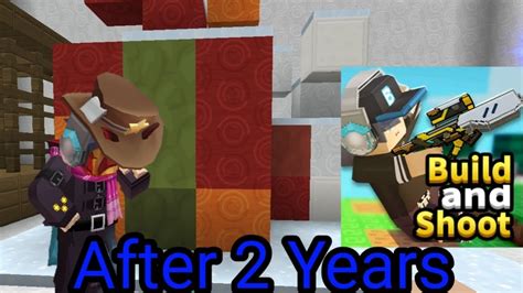 Playing Build And Shoot After 2 Years Blockman Go Youtube