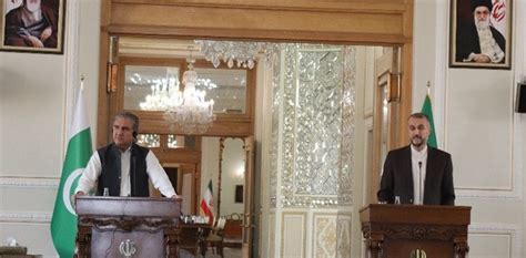 Pakistan Iran Want Peace Stability In Region Fm Qureshi