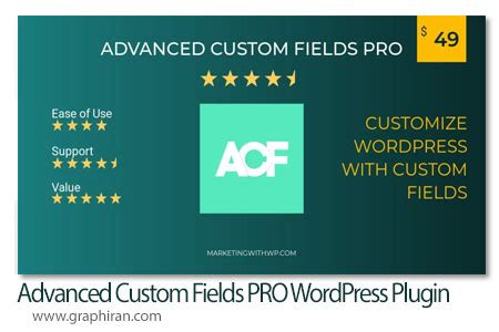 دانلود Advanced Custom Fields PRO v5 12 3 افزونه وردپرس زمینه های
