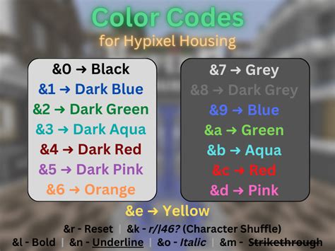 Housing Wiring Color Codes