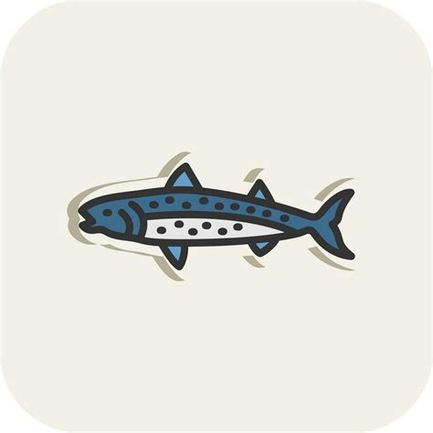 Mackerel Vector Icon Design 25603761 Vector Art At Vecteezy