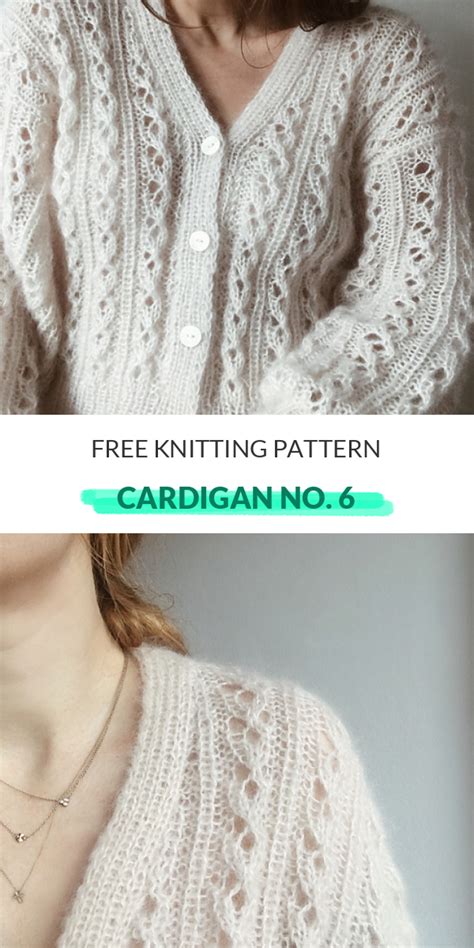 Creamy Color Elegant Cardigan With Free Knitting Patterns Knitn Wool