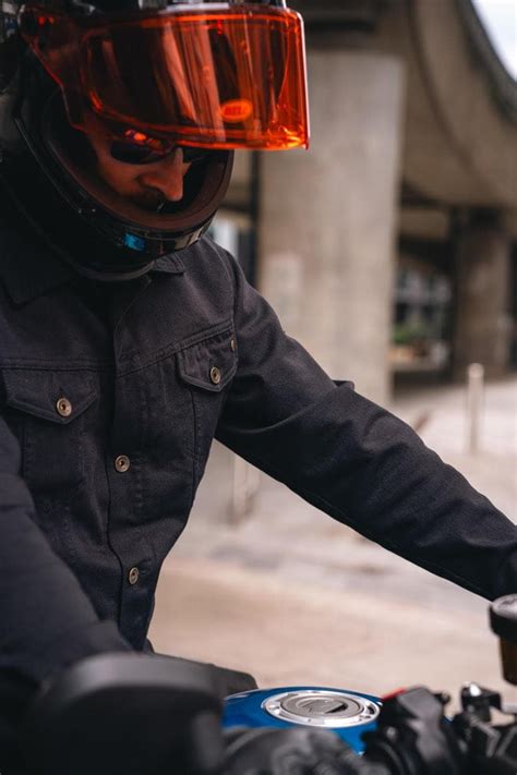 Denim Cotton Motorcycle Jacket Cordura Black Bike Shed Moto Co Bike Shed Motorcycle Club