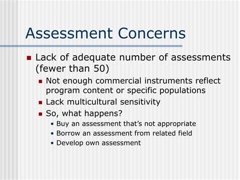 Ppt Assessment Concerns Powerpoint Presentation Free Download Id1221564