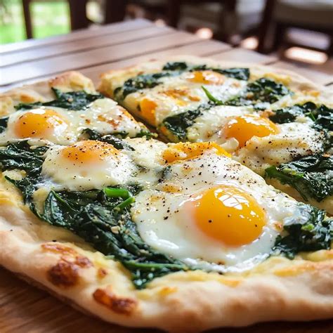 Quick Egg And Spinach Flatbread Flavoritely
