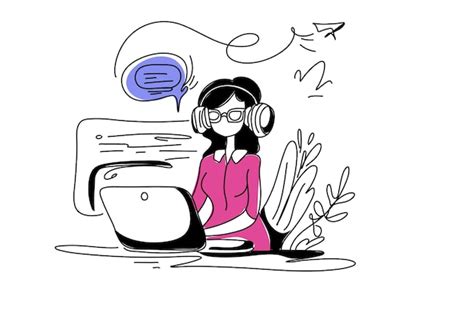 Ilustración plana minimalista contacte con nosotros banner web para