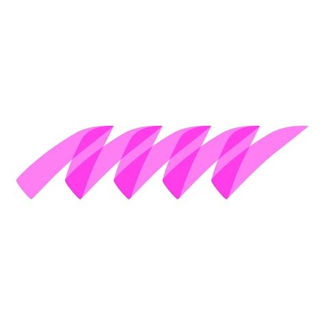 Premium Vector Pink Highlighter Strokes Creating Abstract Zig Zag Pattern