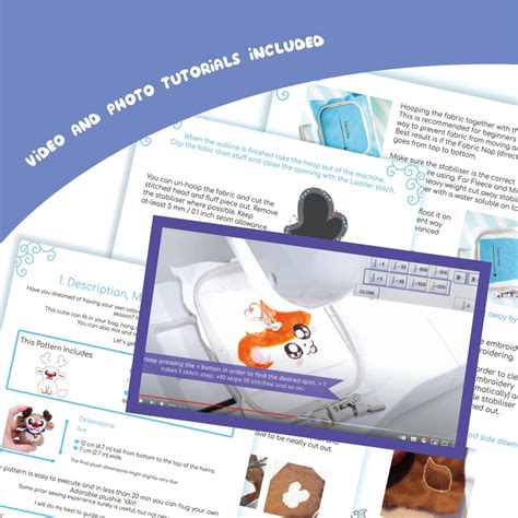 Ith Rudolph Reindeer Blob Plushie Pattern Dragons Garden