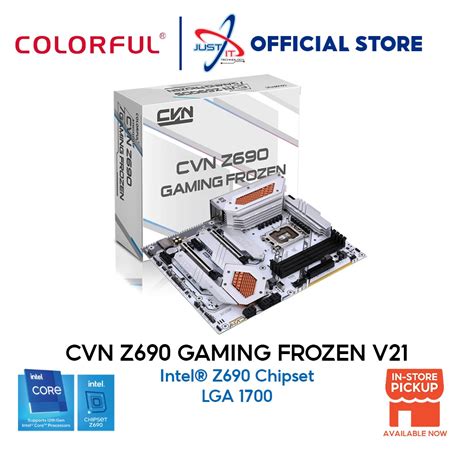 Colorful Cvn Z690 Gaming Frozen V21 Lga1700 Gaming Motherboard Shopee
