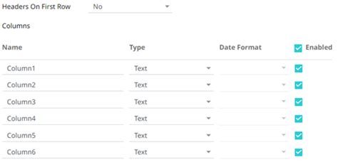 Creating Ms Excel Input Data Source