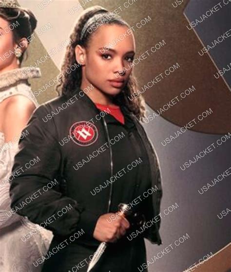 Vampire Academy Rose Hathaway Bomber Jacket Womens Black Jacket