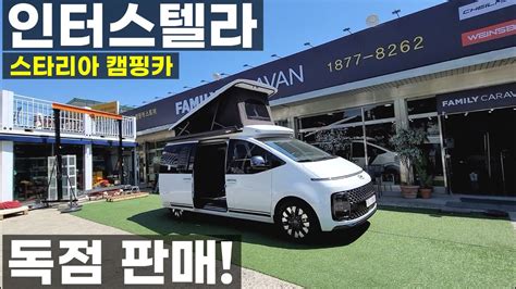 패밀리카라반 전시장 용인 이전 독점판매 성우 인터스텔라 스타리아 캠핑카 미니 전시회 오픈 이벤트 행사 프로모션 현대 스타리아 캠핑카 캠퍼 4 11 비교 Youtube
