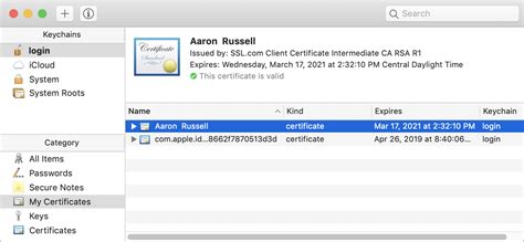 Installing An S Mime Certificate And Sending Secure Email In Macos
