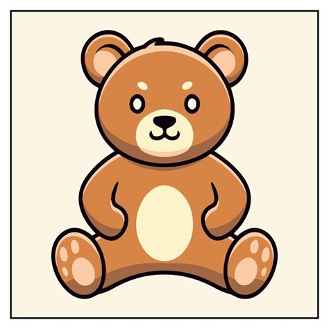 Premium Vector Bear Color Vector Illustration