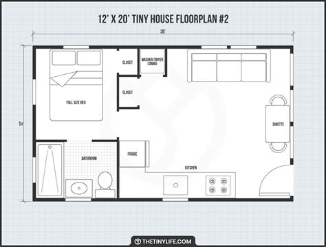 12 X 20 Tiny Home Designs Floorplans Costs And More Artofit