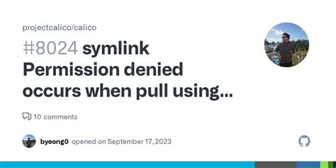 Symlink Permission Denied Occurs When Pull Using The Crictl Command