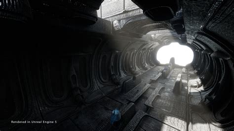 Alien Spaceship Corridor