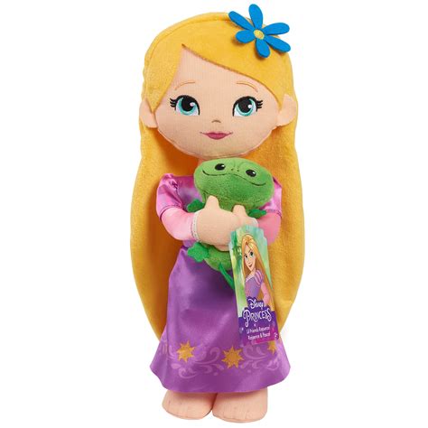 Disney Princess Lil Friends Rapunzel And Pascal 14 Inch Plush Doll For