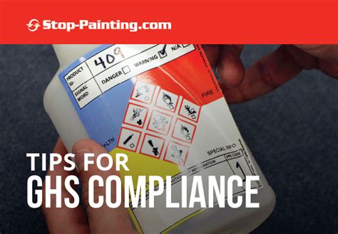 Understanding And Improving GHS Compliance Stop Painting Blog