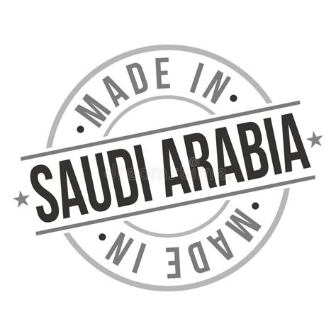 Made In Saudi Arabia Asia Travel Stamp Logo Icon Symbol Design Object
