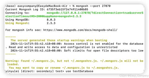 超级详细！关于分布式数据库mongodb的副本集部署、文档同步、故障转移详细！！！操作 mongodb副本集的搭建 包括副本集的安装与启动