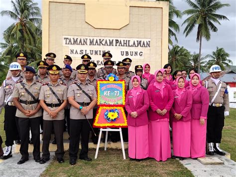 Jelang HUT Bhayangkara Polres Buru Ziarah Ke TMP NASLUWING