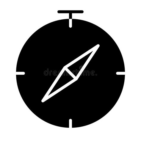 Compass Icon Vector Simple Minimal 96x96 Pictogram Stock Vector