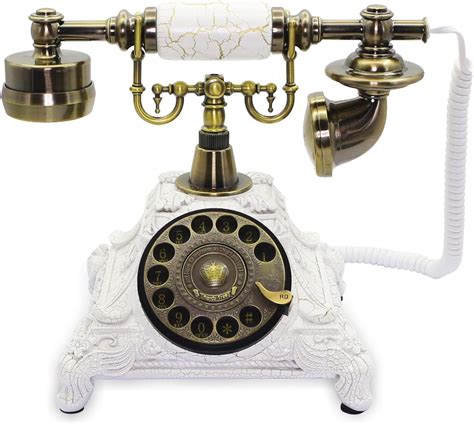 CERRXIAN Retro Festnetztelefon mit Wählscheibe Antik Telefon mit