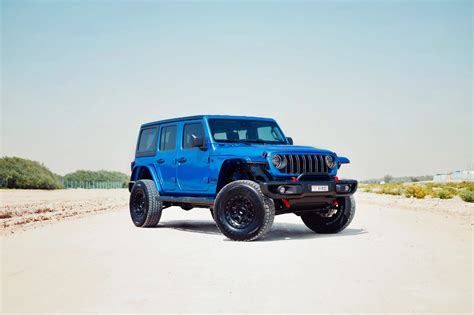Rent Jeep Wrangler Blue In Dubai Suv Octane Car Rental Dubai