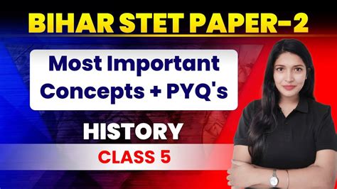 Bstet Bpsc Tre 30 40 Bstet Pgt History Paper 2 Most Important