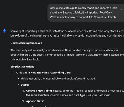 Base Importing A Calc Sheet English Ask Libreoffice