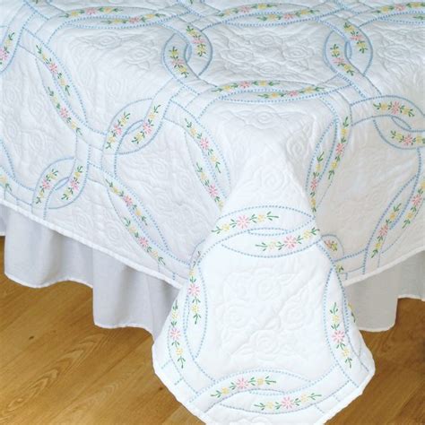 Interlocking Wedding Rings 18″ Quilt Blocks Jack Dempsey Needle Art