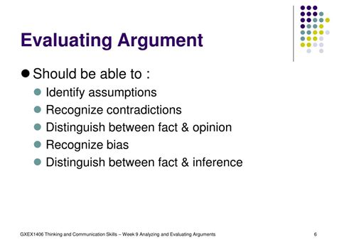 PPT Analyzing And Evaluating Arguments PowerPoint Presentation Free