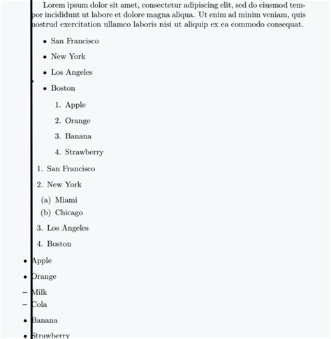 How To Change Indentation Of List Itemize Enumerate In LaTeX Like Increase Decrease Or Remove