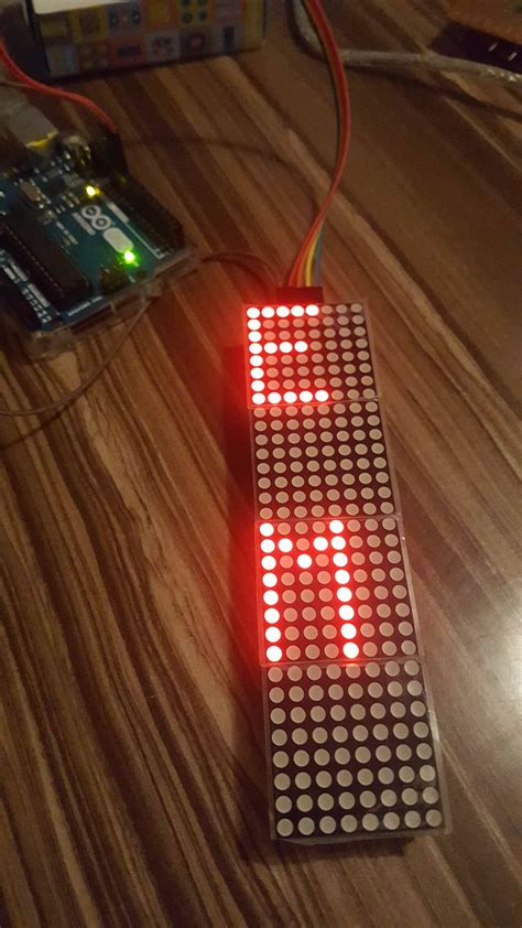 8x32 led max2719 vertically stacked leds and multiplexing arduino forum