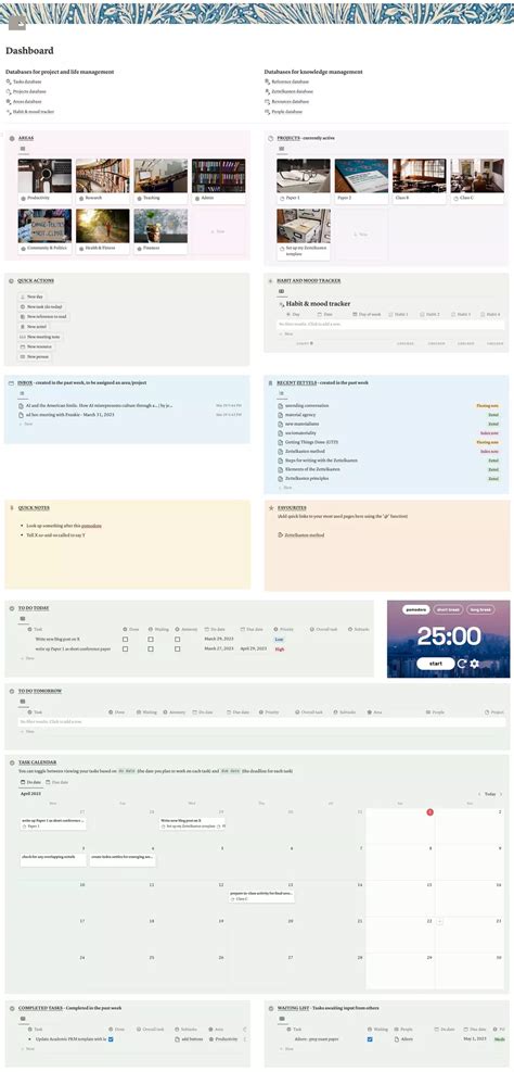 Phd Tips The Project And Knowledge Management Template
