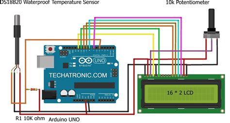 Temperature Monitoring System With DS18B20 Arduino