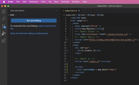 Vue Tutorial 따라하기 - Creating the Vue App
